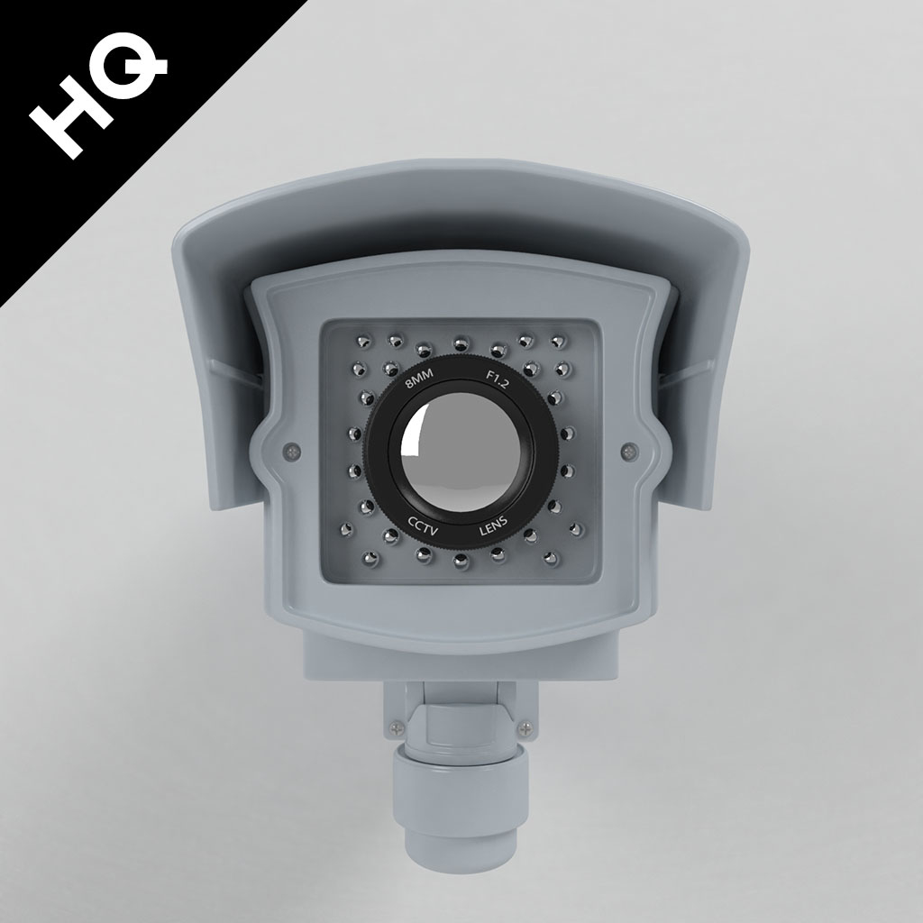 3d model security camera