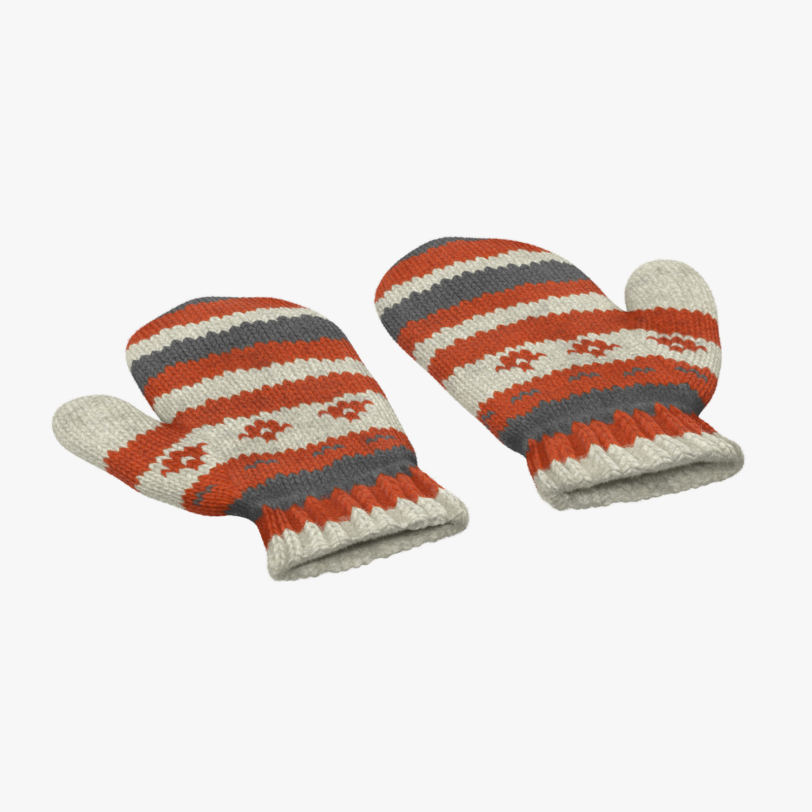 3d mittens 02 model