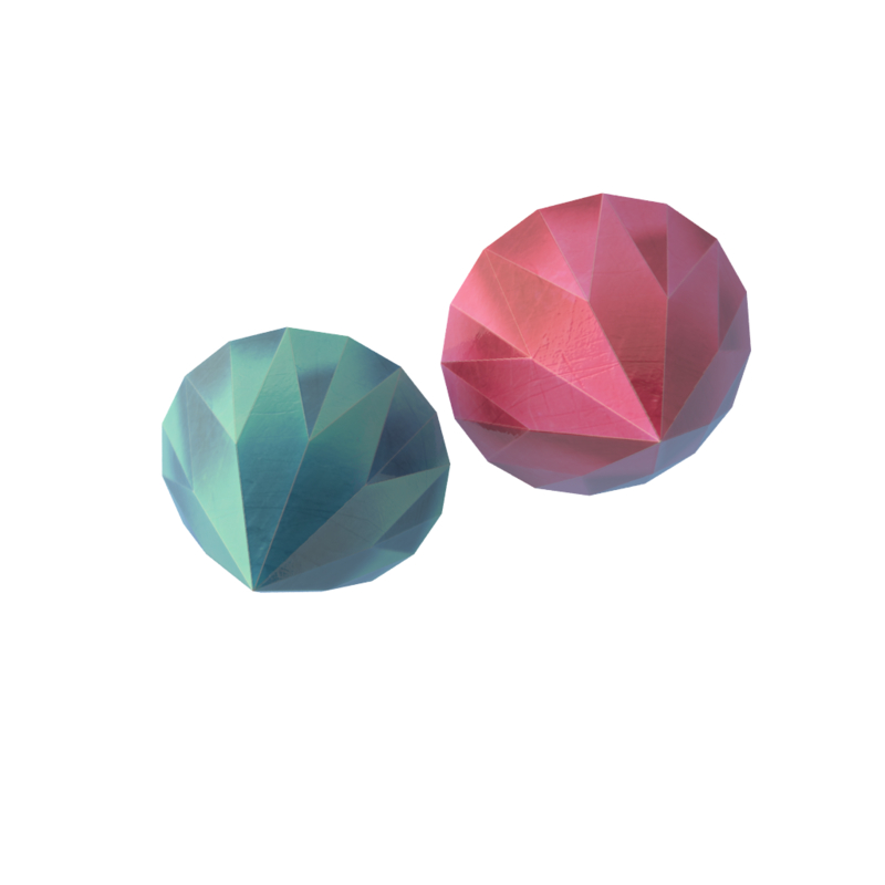 stylized cartoon gem 3d max