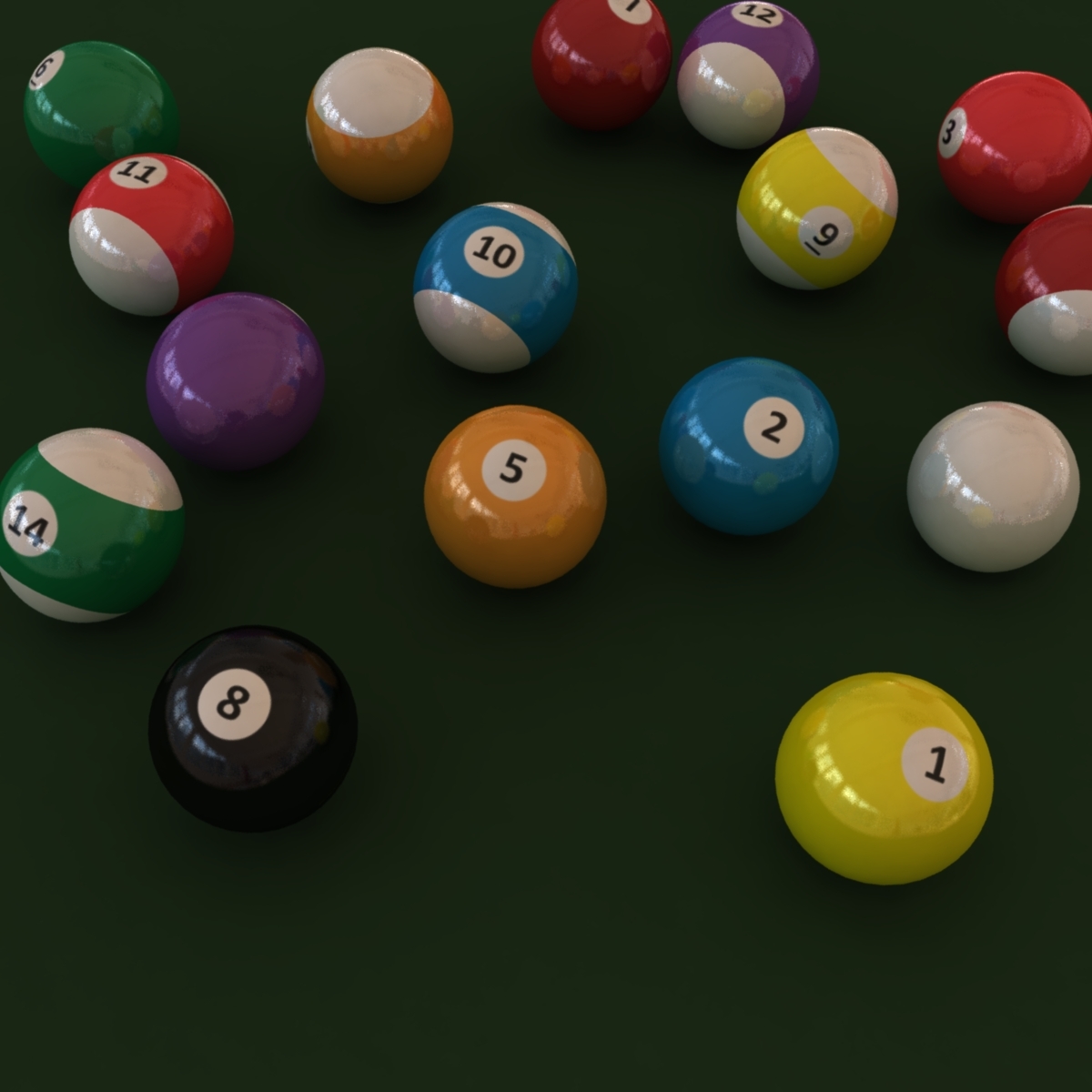 obj pool balls obj pool balls
