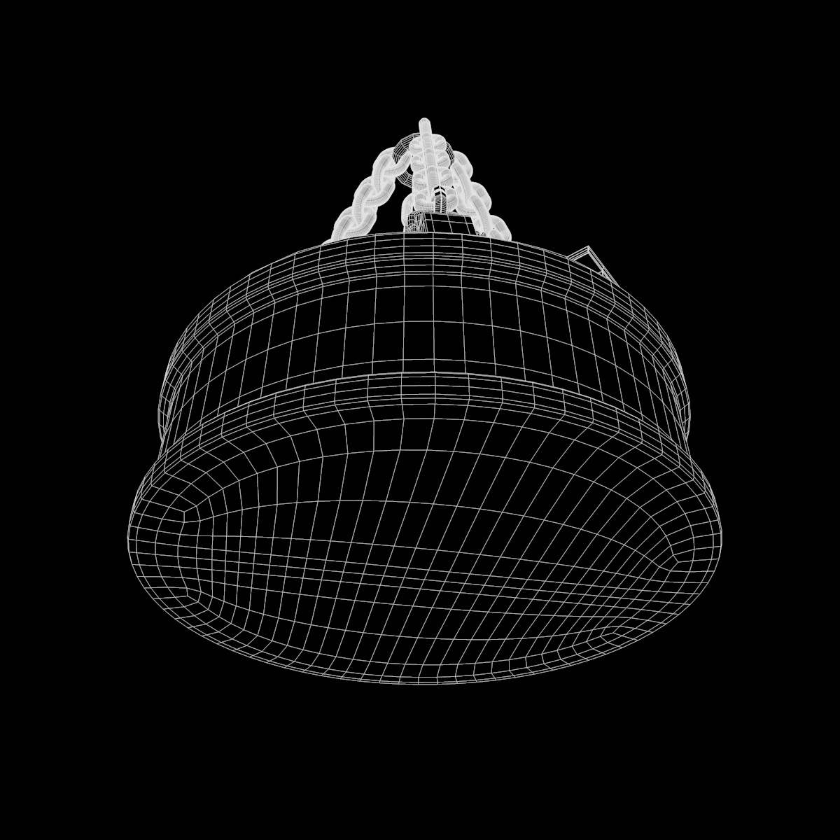 3d model industrial magnet crane