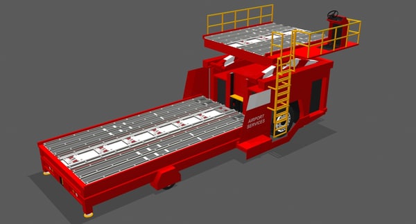 3dsmax aircraft loader device