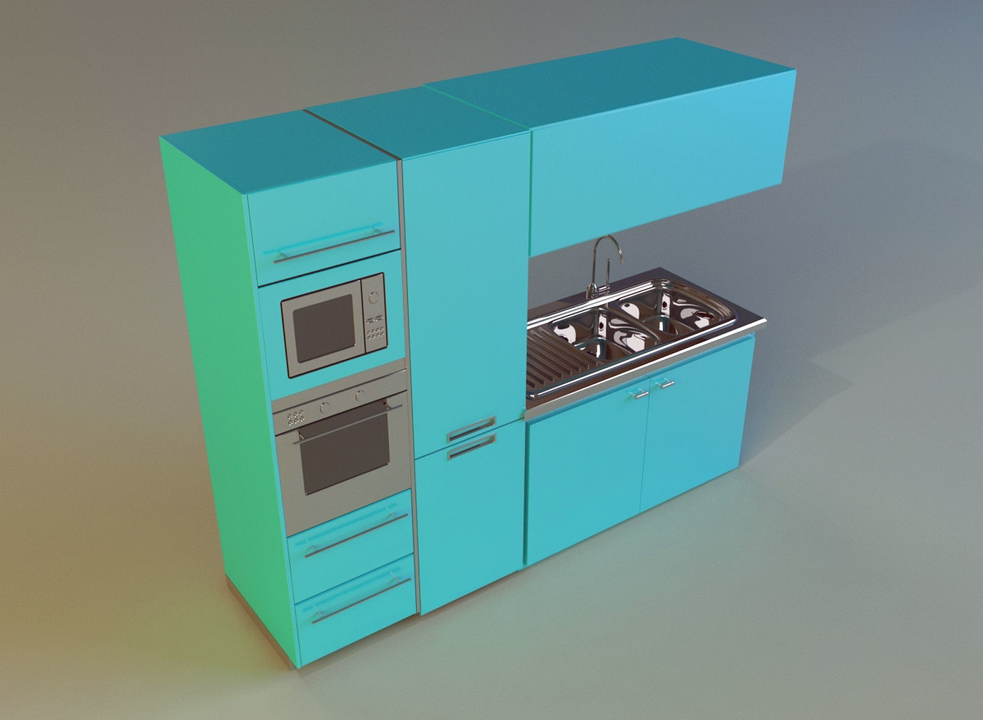 3d model kitchen