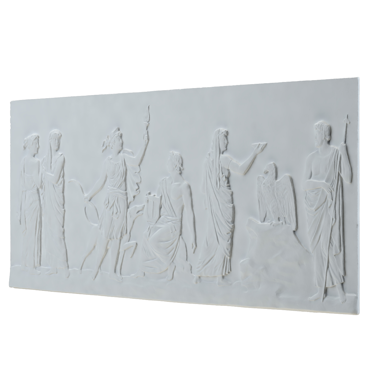 3d bas-relief architecture element model