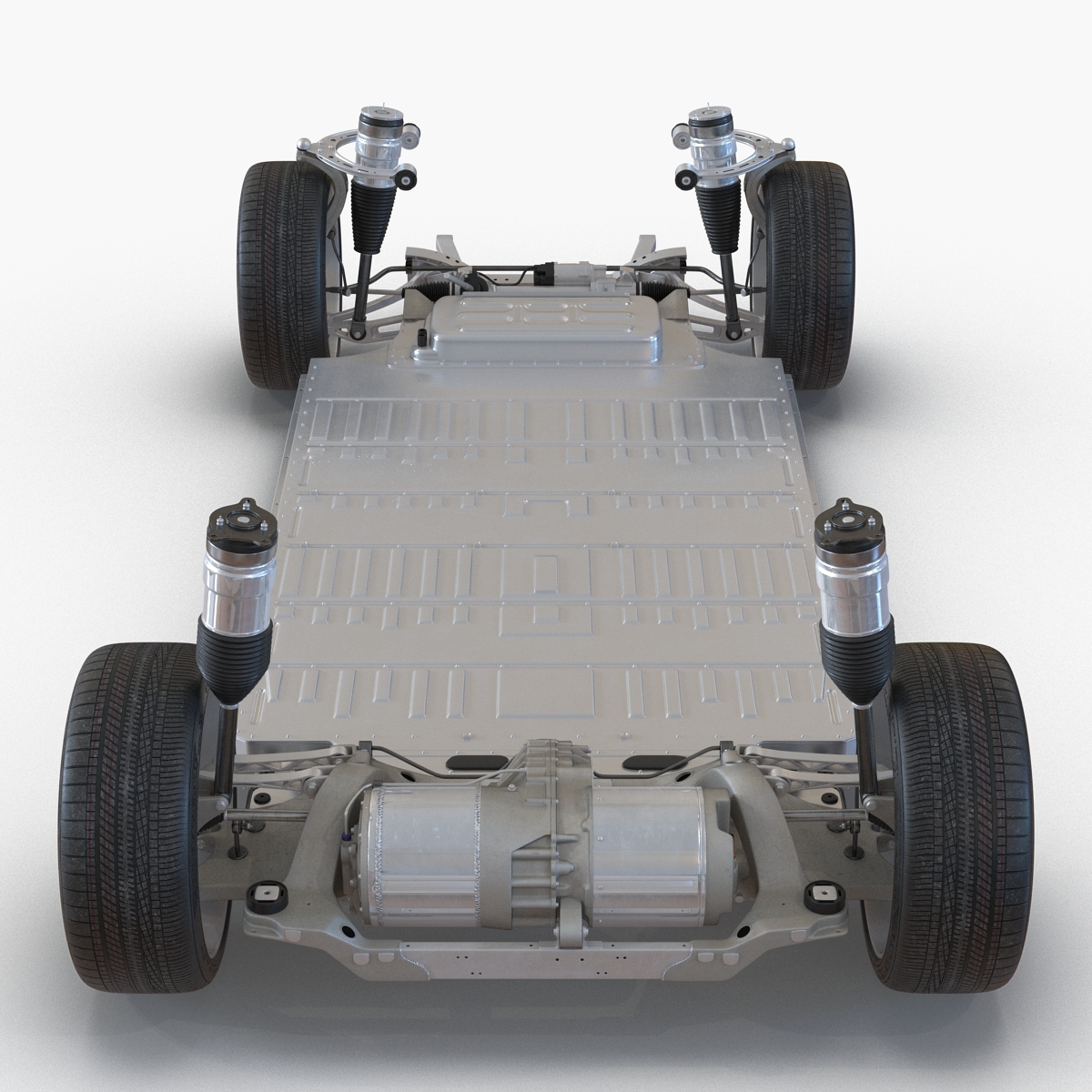 tesla s chassis 2 3d max