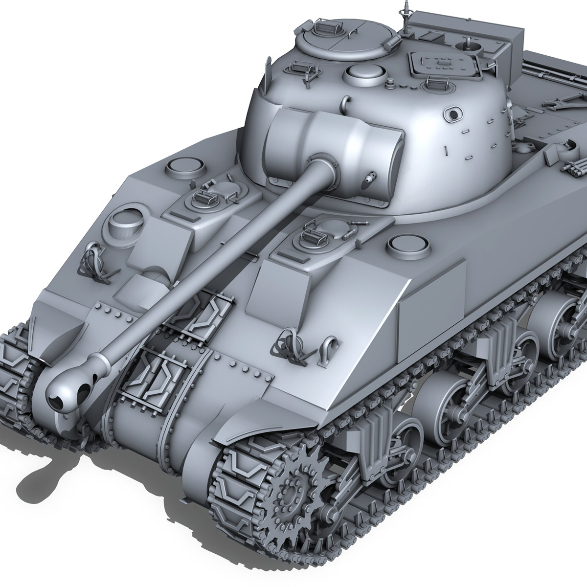 3d model m4 sherman firefly vc