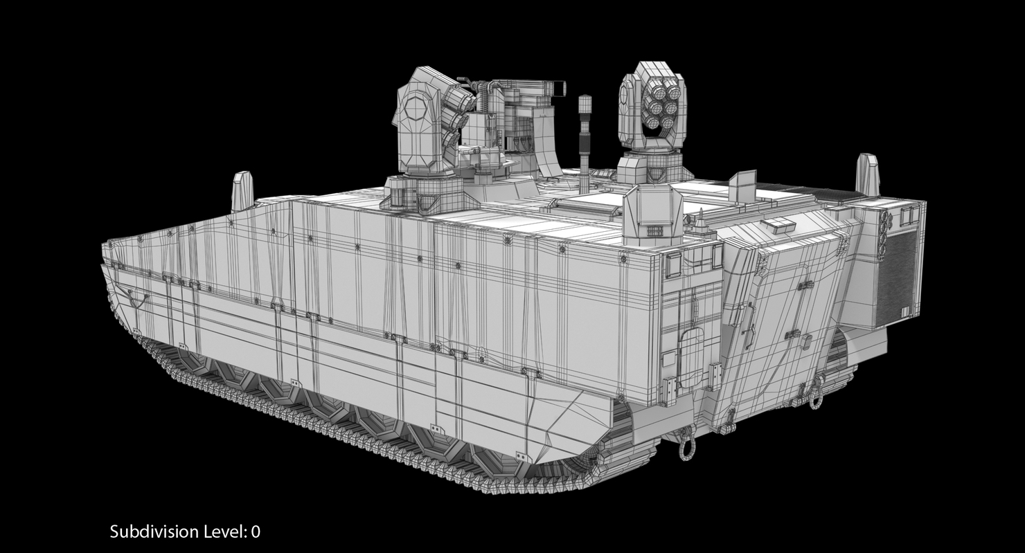 cv90 armadillo 3d max