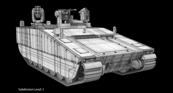 cv90 armadillo 3d max