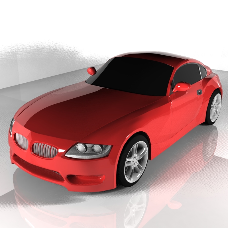 3d gamecar model