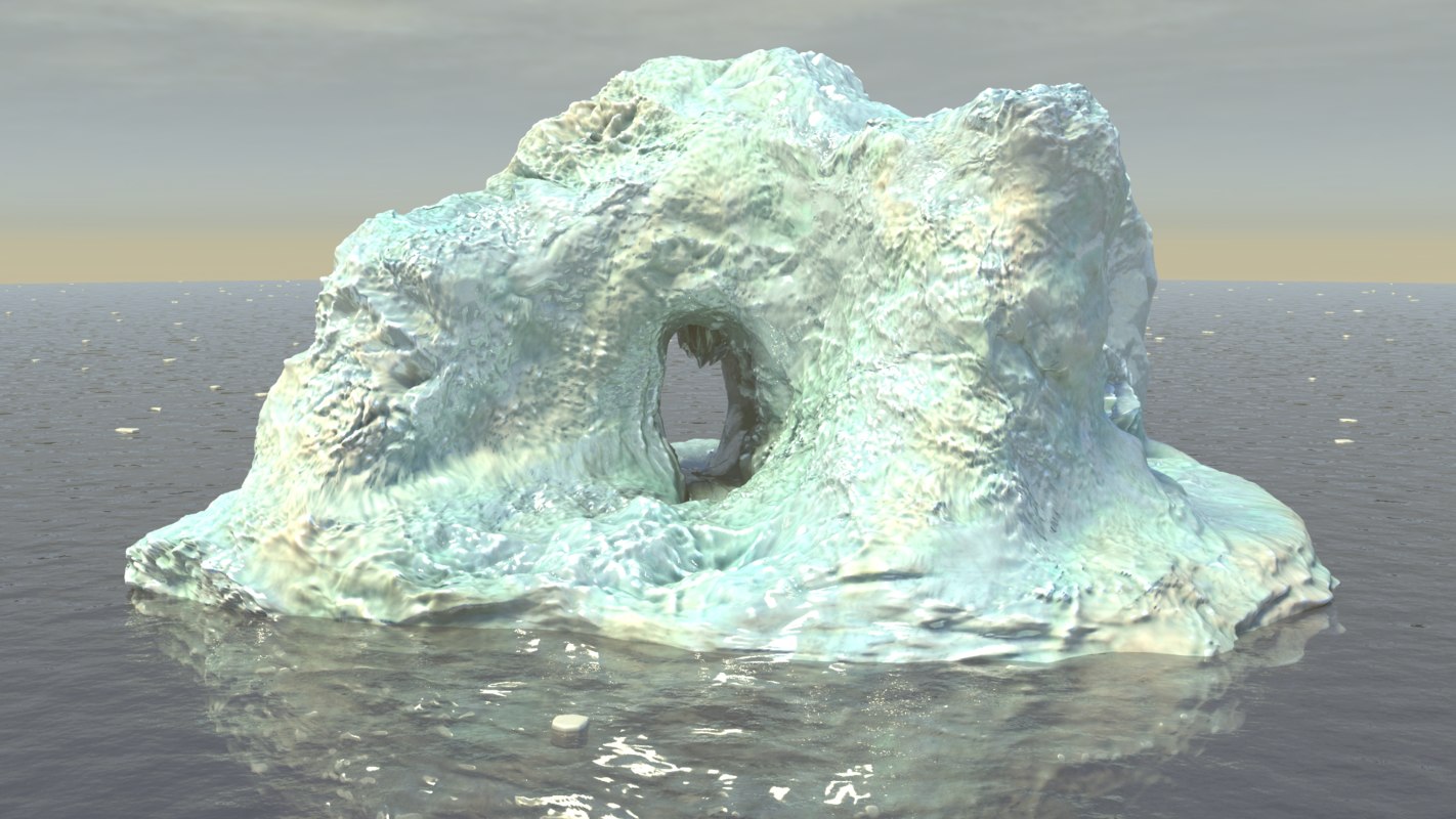 iceberg ice berg 3d model