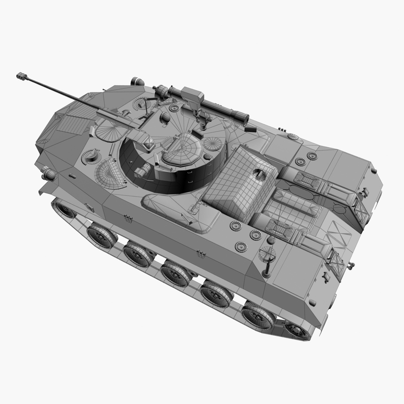 bmd-2 airborne vehicle 3d max