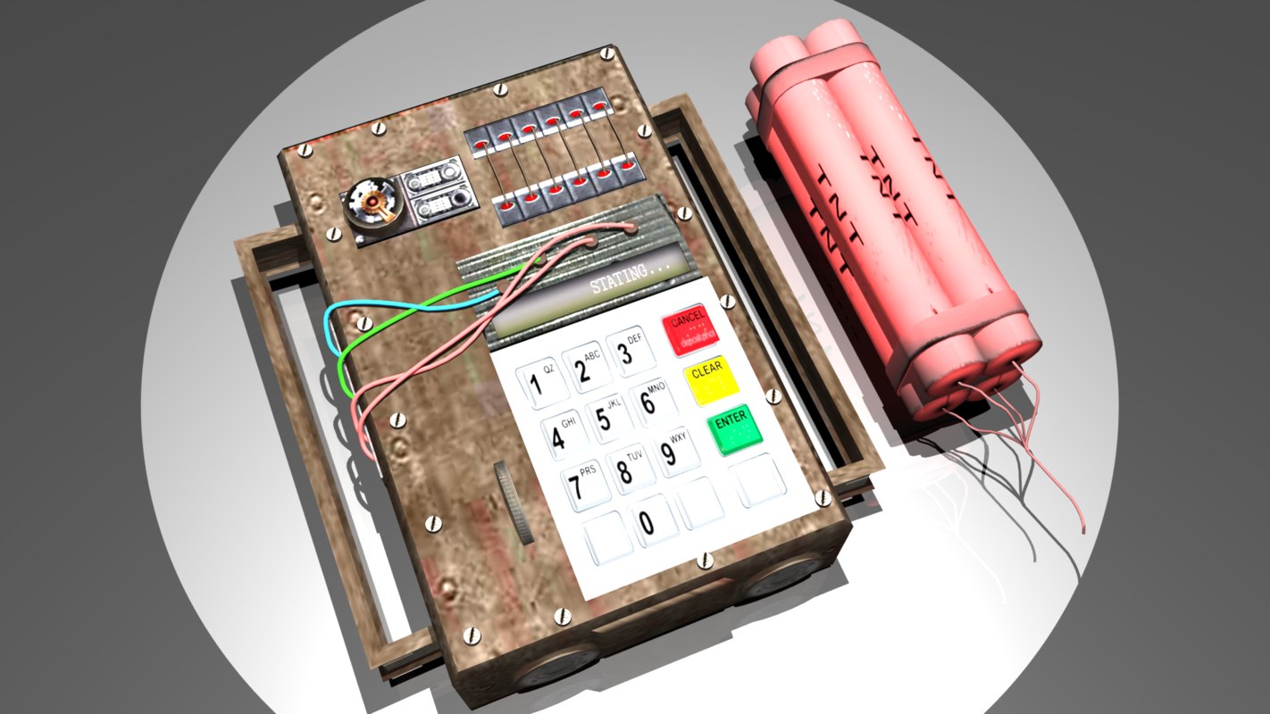 폭탄 및 C4 3D 모델 - TurboSquid 983605
