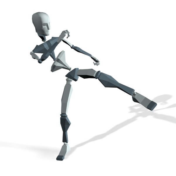 Motion FBX thai muay capture