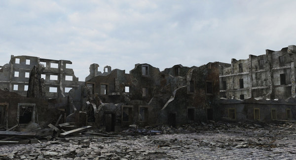 max ruined city ww2 warsaw