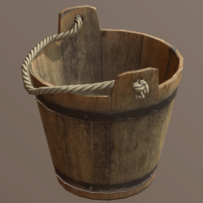 wooden bucket max