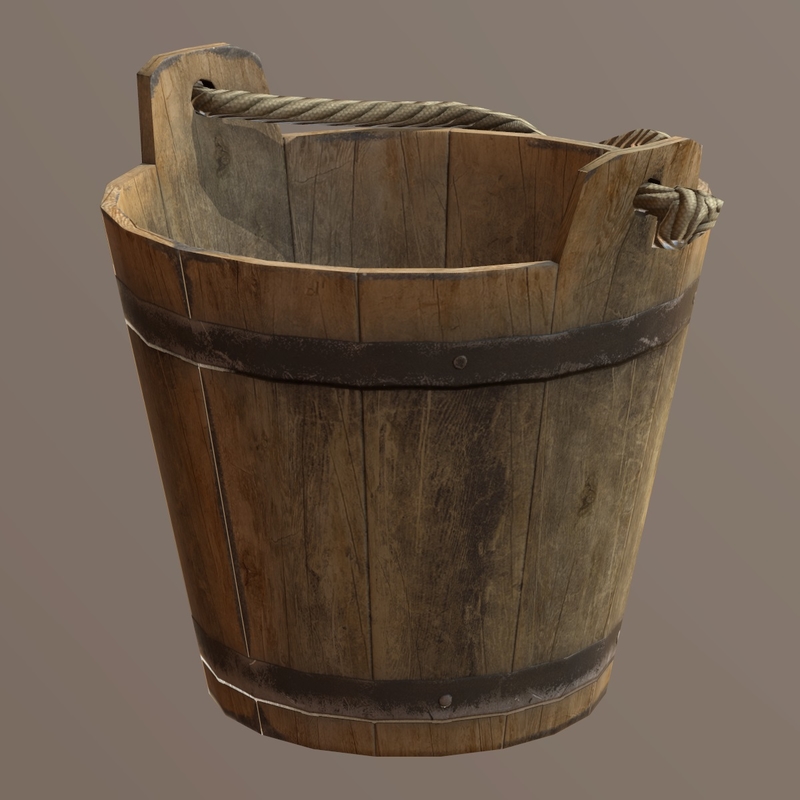 wooden bucket max