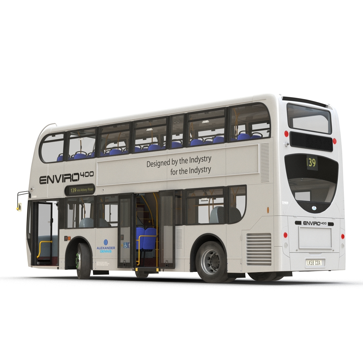 3d alexander dennis bus enviro400