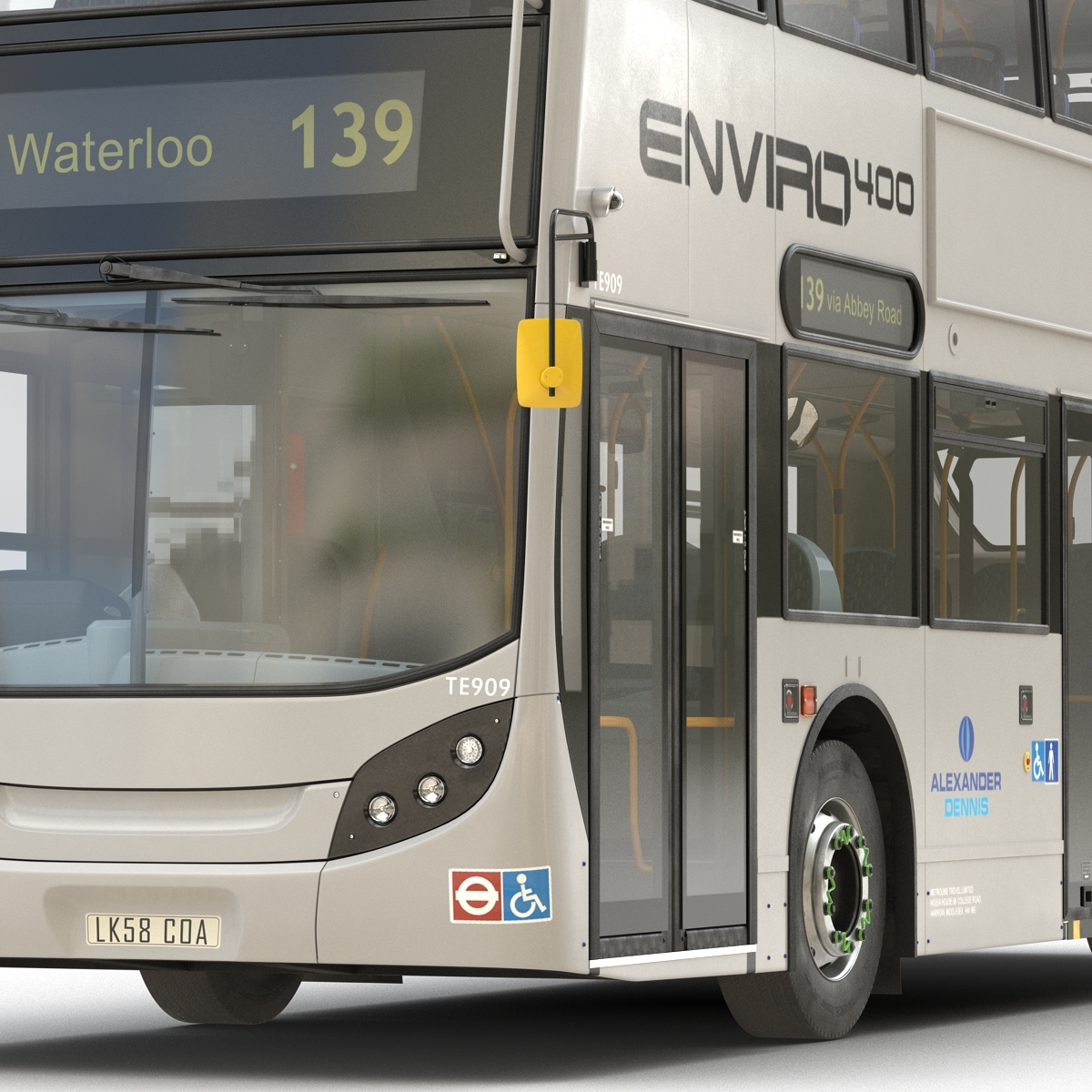 3d alexander dennis bus enviro400
