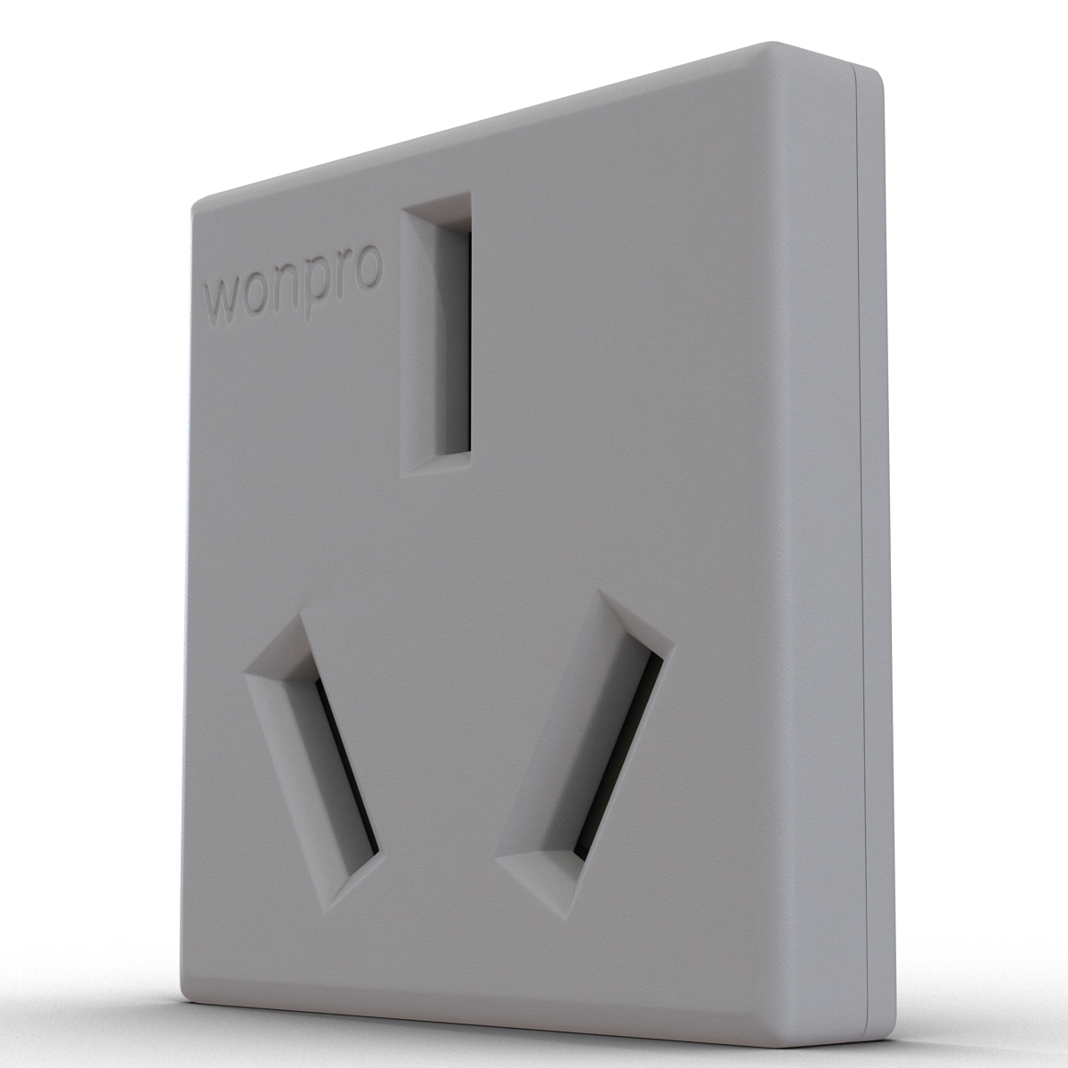 3d chinese elecrical outlet model