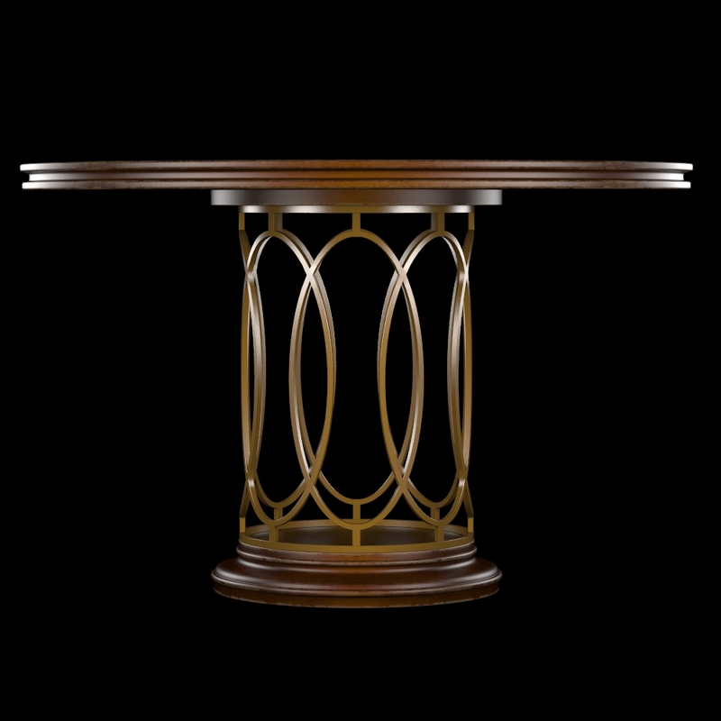 modelo 3d Avalon Heights - Mesa de pedestal Neo Deco - TurboSquid 984797