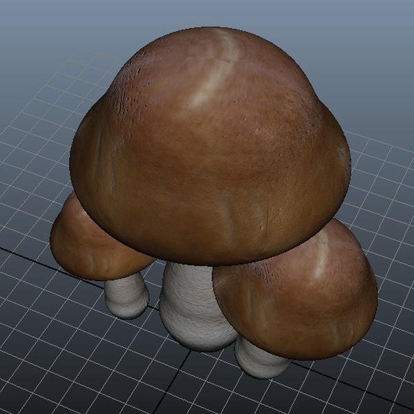 free obj model mushroom