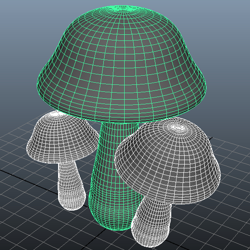 free obj model mushroom