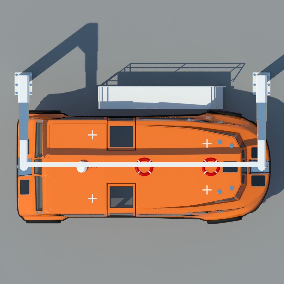 modelo 3d Bote salvavidas - TurboSquid 984944