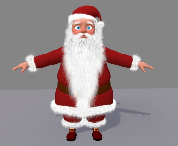 Free 3D Santa Models | TurboSquid