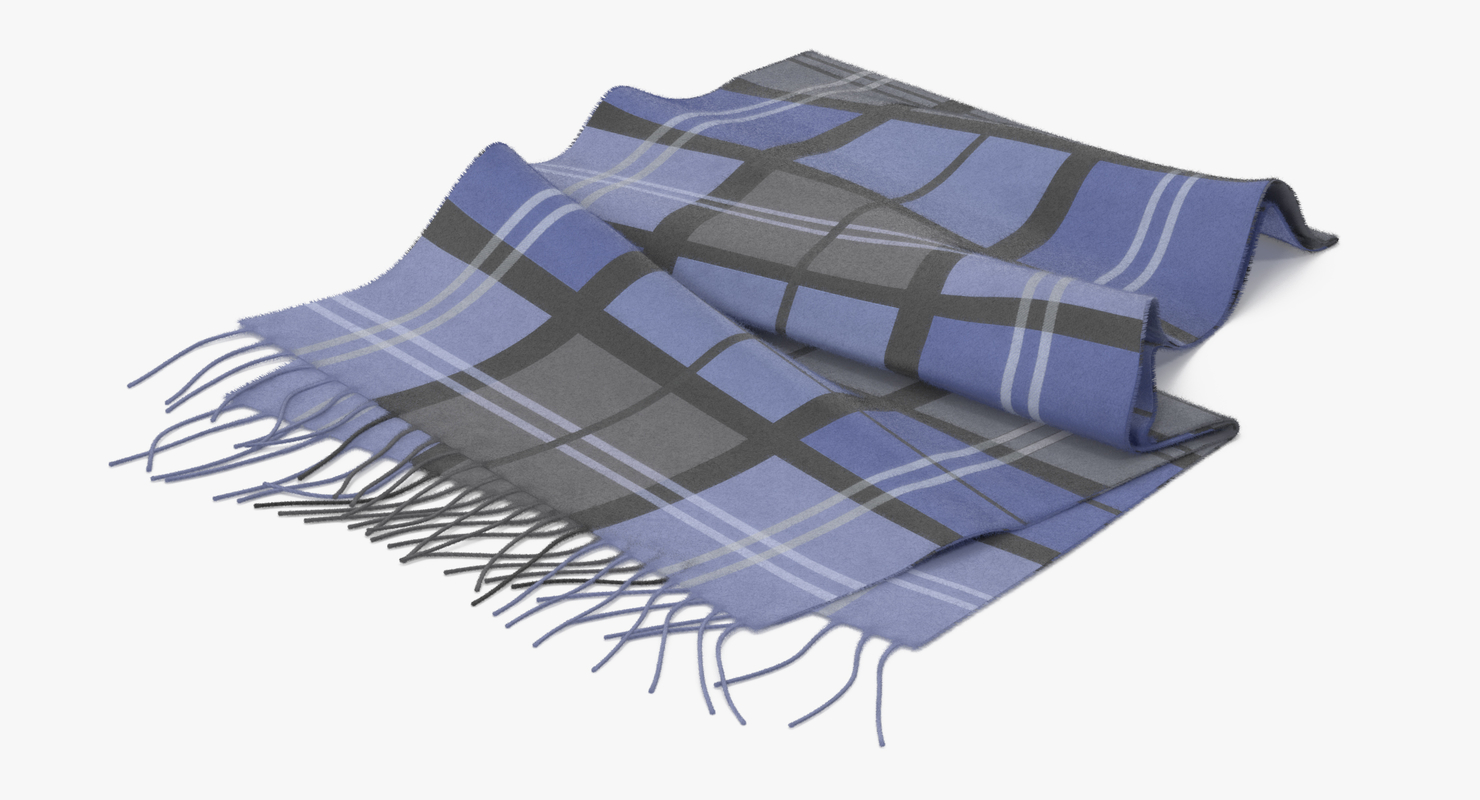 3d model scarf 02