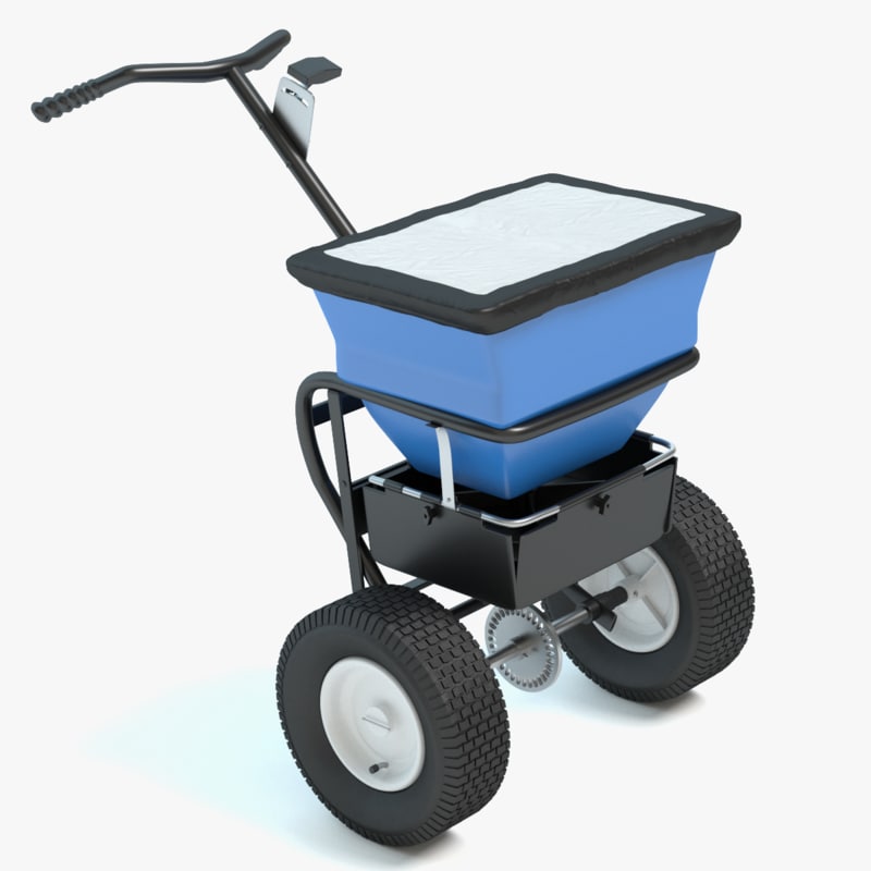 winter salt spreader 3d 3ds