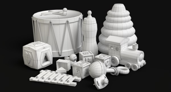 3d model toys