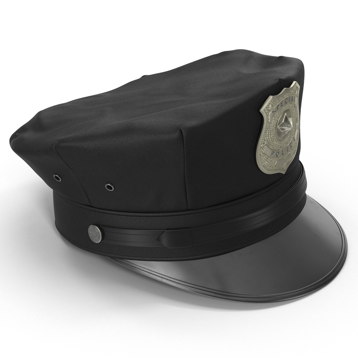 3d model special police hat