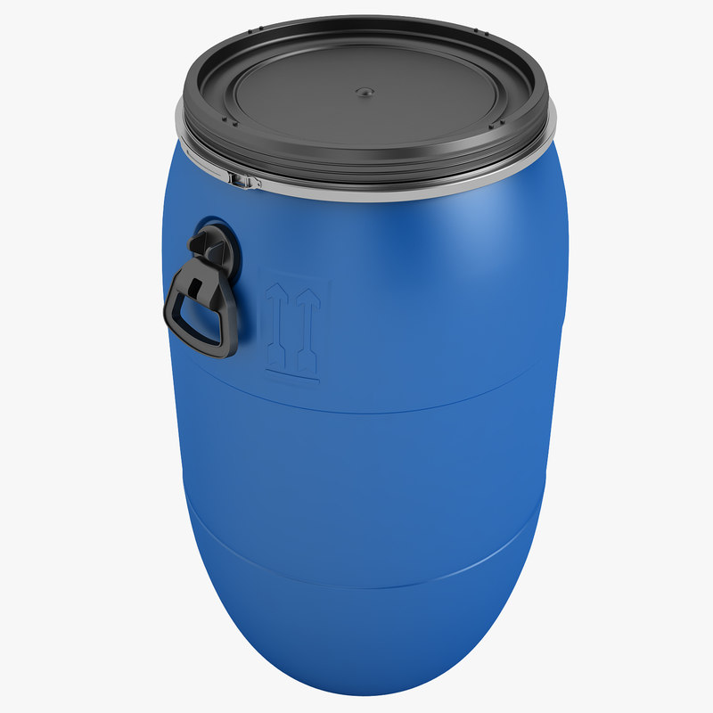 barrel plastic 3d model
