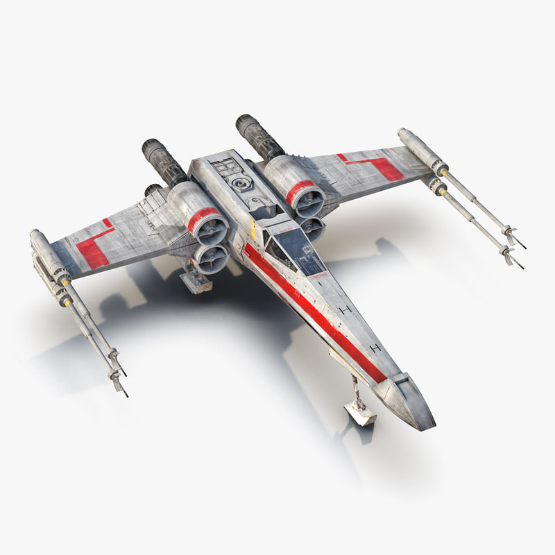 3d star wars x wing