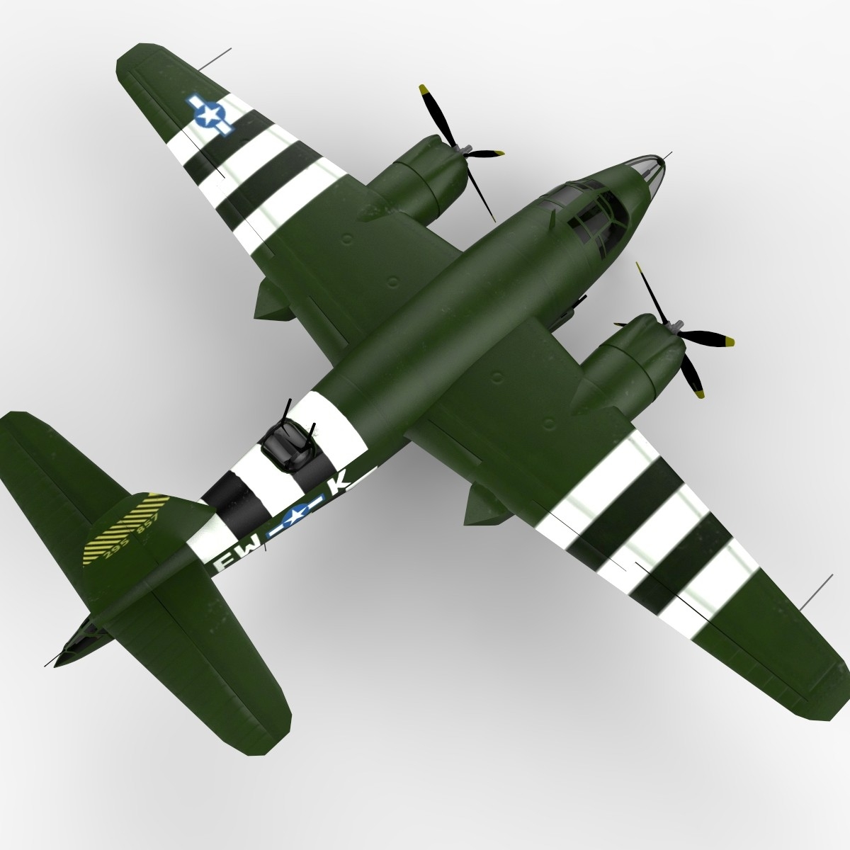 3d world war ii aircraft