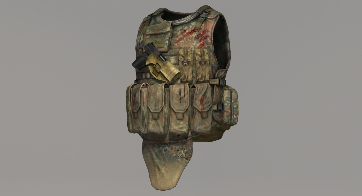 eagle industries tactical vest 3d model