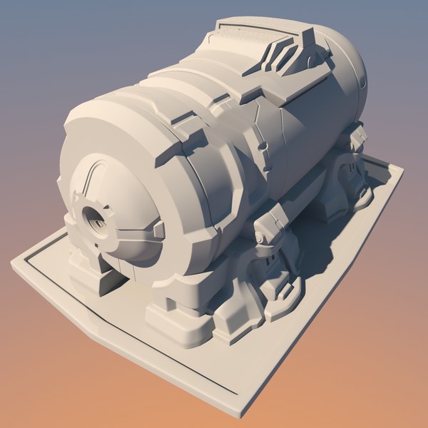 max futuristic sci-fi container