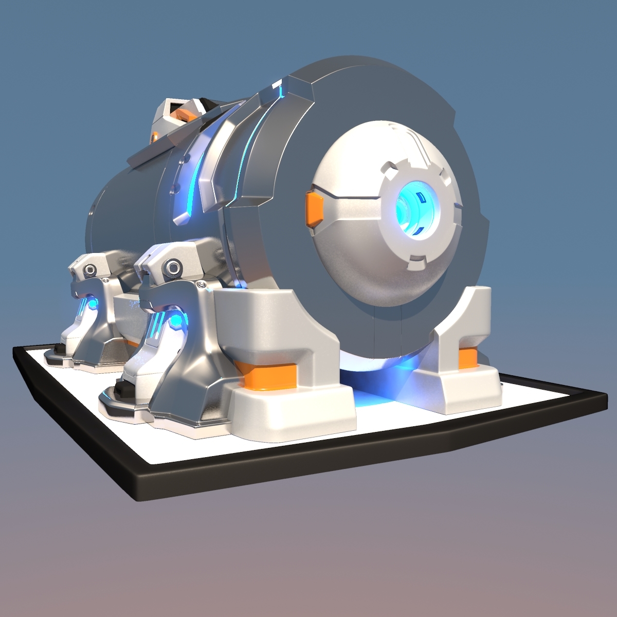 max futuristic sci-fi container