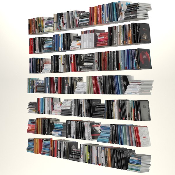 3d book set model