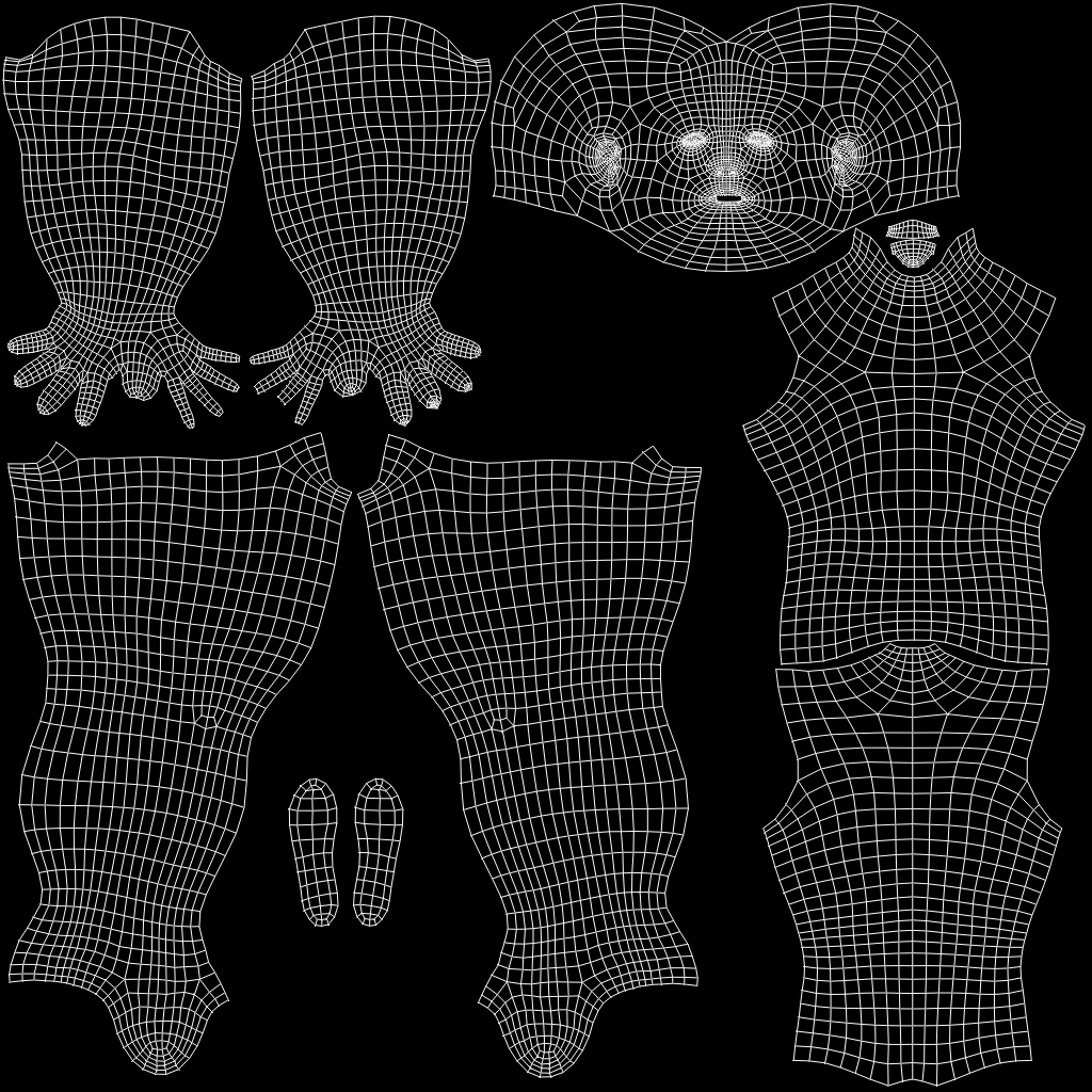 3d base mesh male superhero