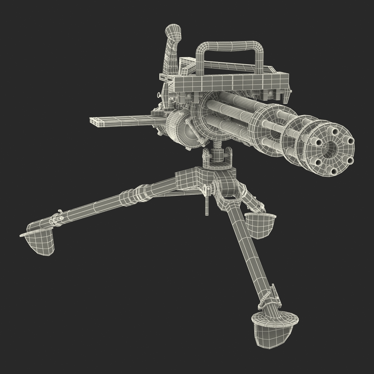 max minigun tripod mount