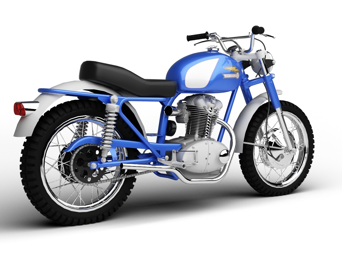 ducati 250 scrambler 1964 3d c4d