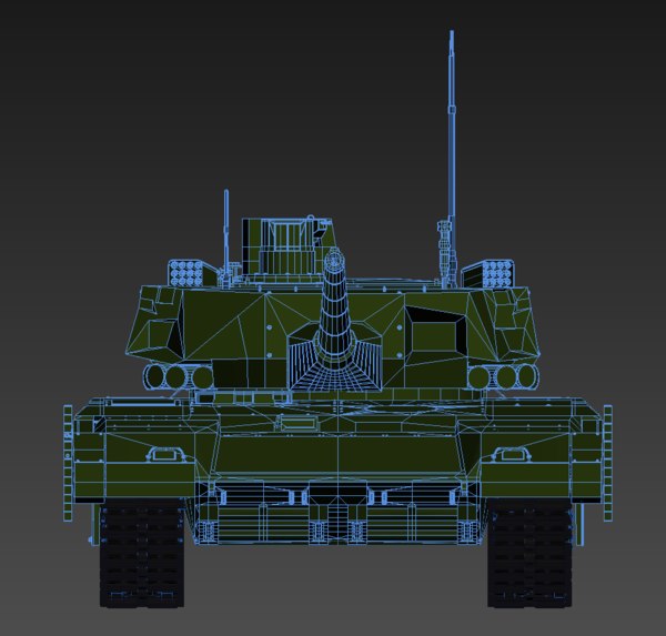 rigged tank t-14 armata 3d obj