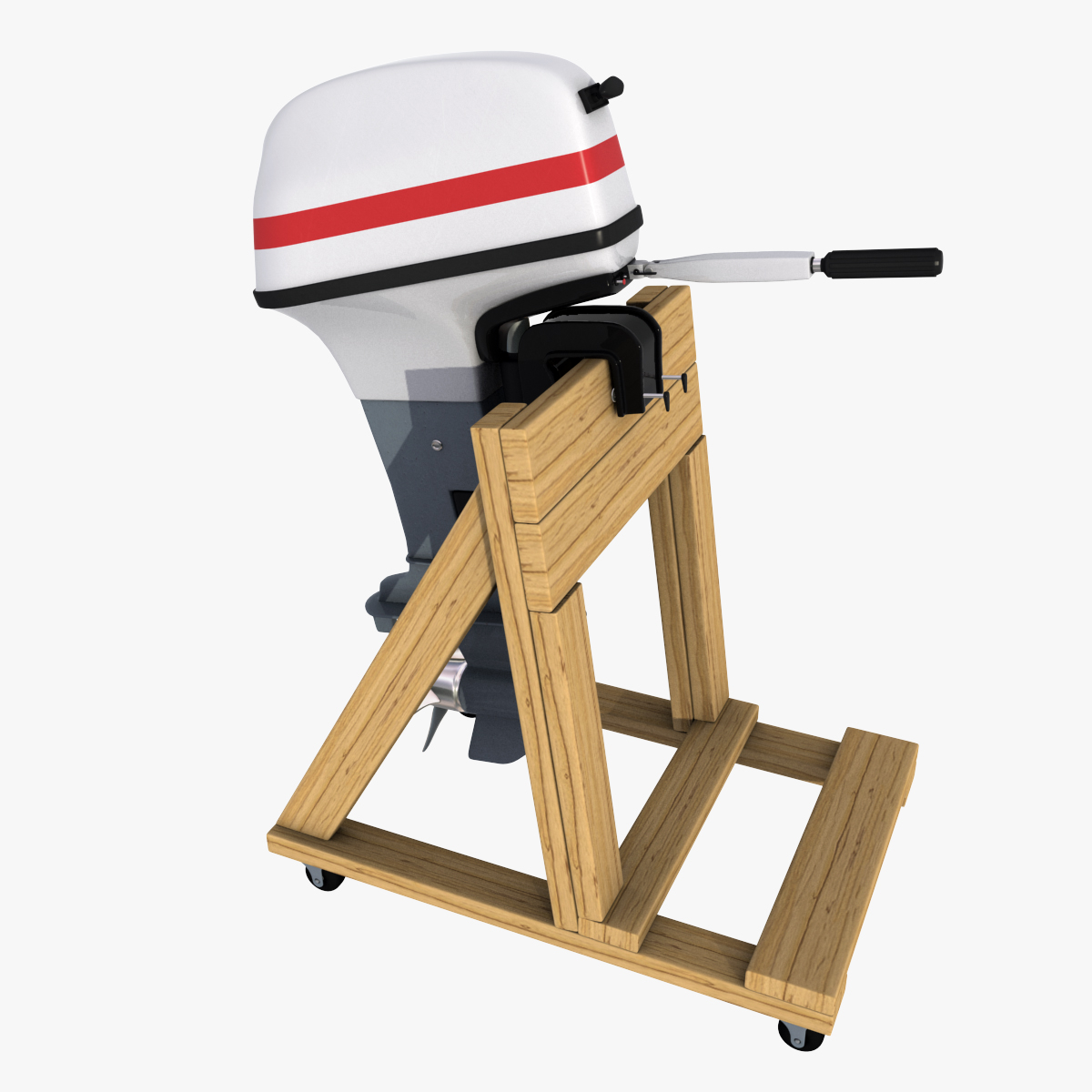 3d outboard engine stand