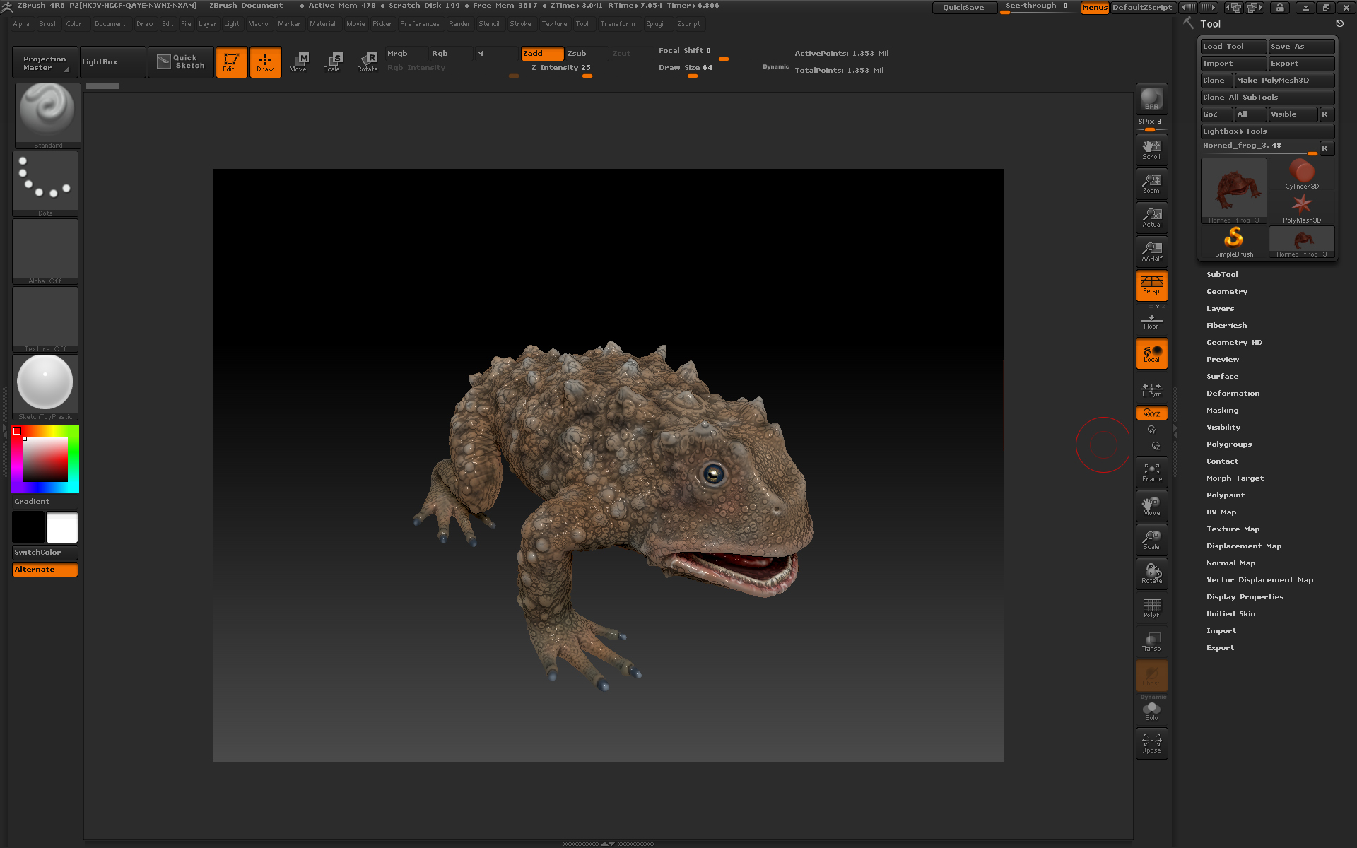 Sapo mutante sapo Modelo 3D - TurboSquid 986168