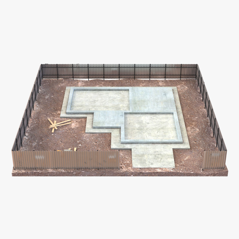 Building Foundation 3D Models for Download | TurboSquid