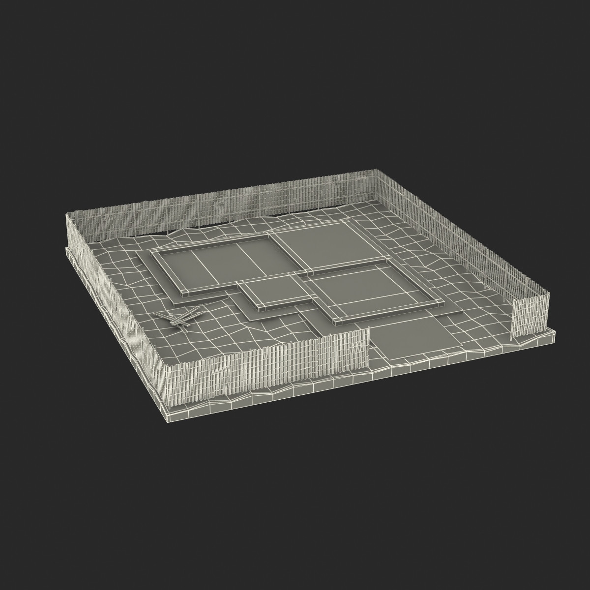 3d 3ds construction site 3