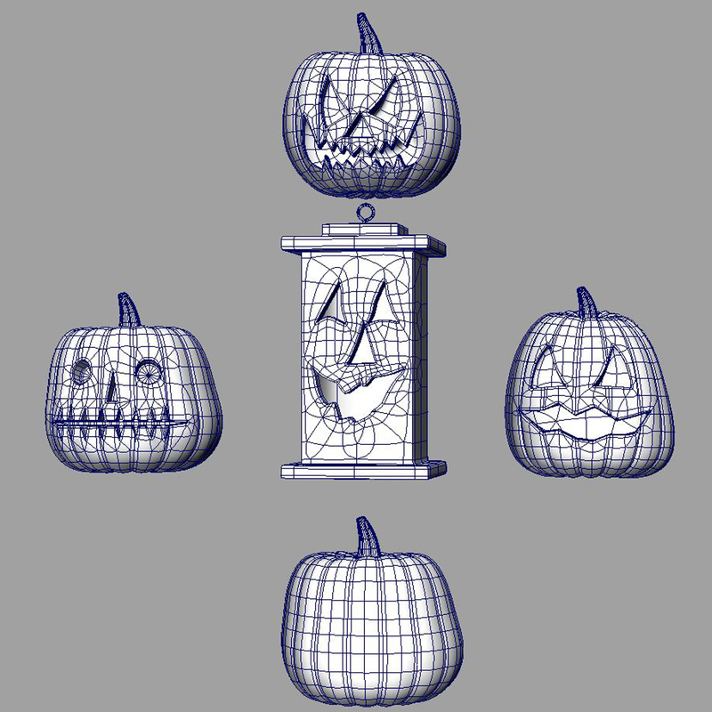 3d halloween model