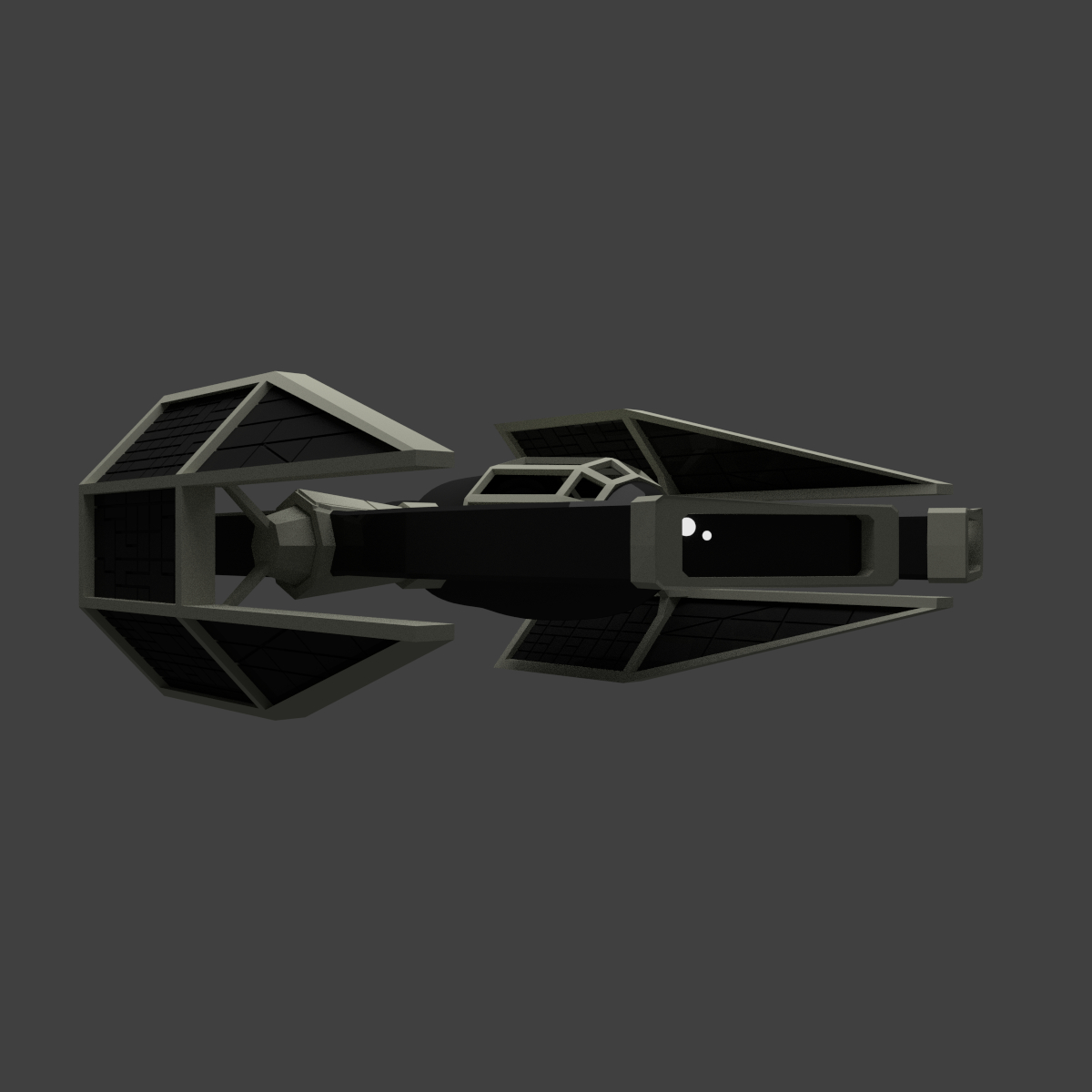 3d blender spaceship model