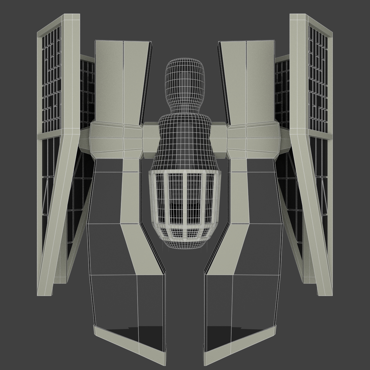 3d blender spaceship model